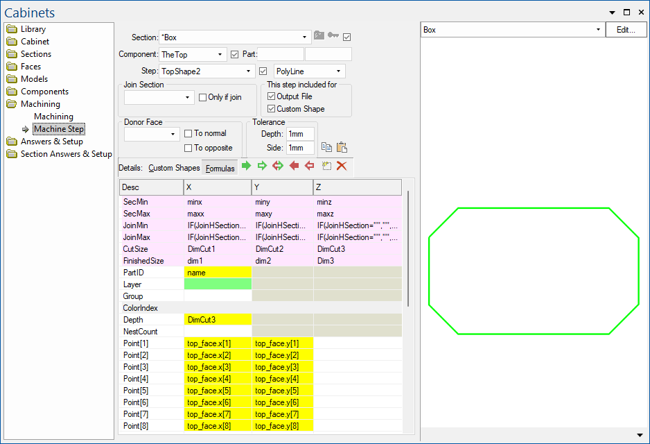 Vertex Position Properties